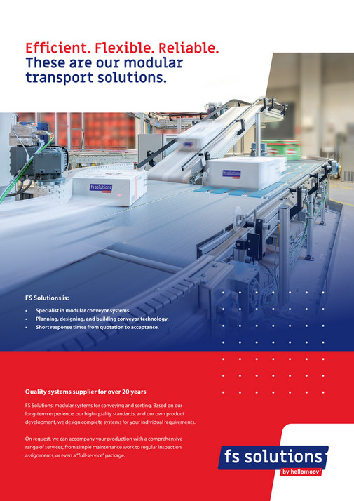 FS Solutions - Corporate brochure FS Solutions - Page 1